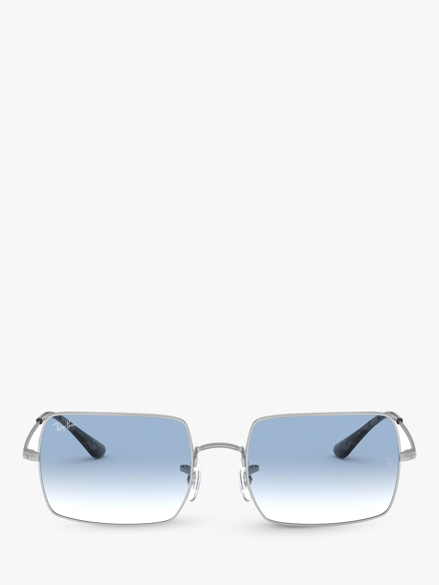 RAY-BAN Ray-Ban RB1969 Unisex Rectangular Sunglasses in Gold/Brown ...