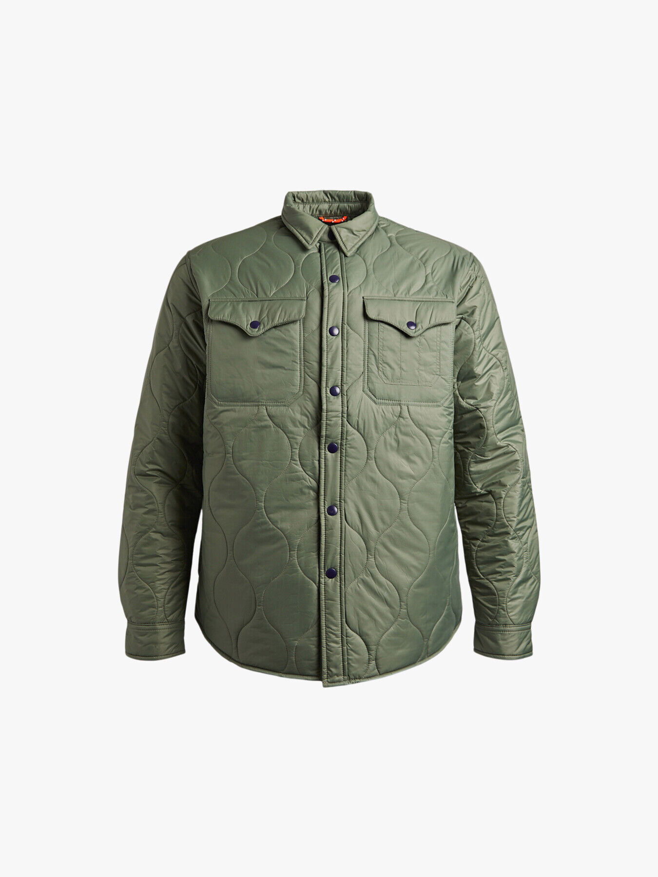 POLO RALPH LAUREN Onion Quilt Over Shirt in Army Olive | endource