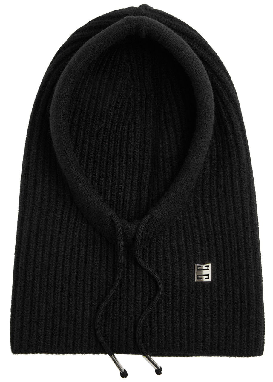 GIVENCHY 4G Ribbed Wool-Blend Balaclava | endource