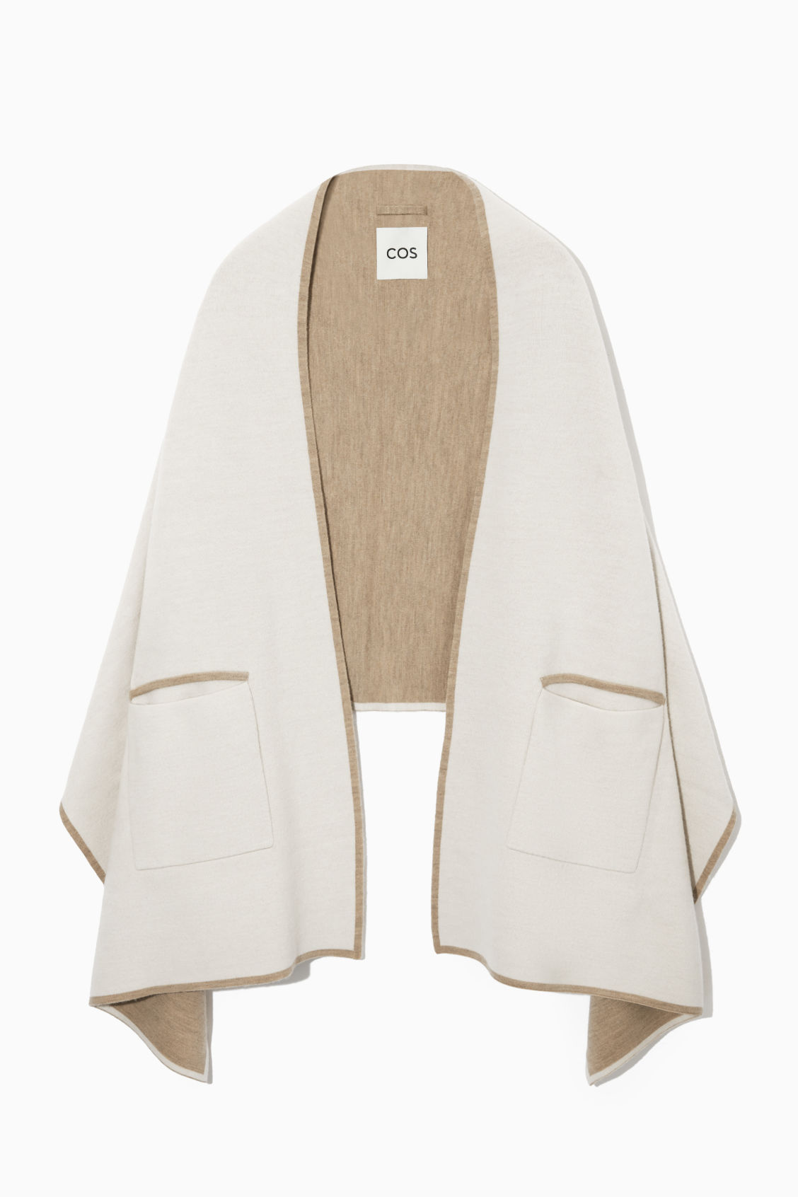COS Wool Shawl in BEIGE | Endource