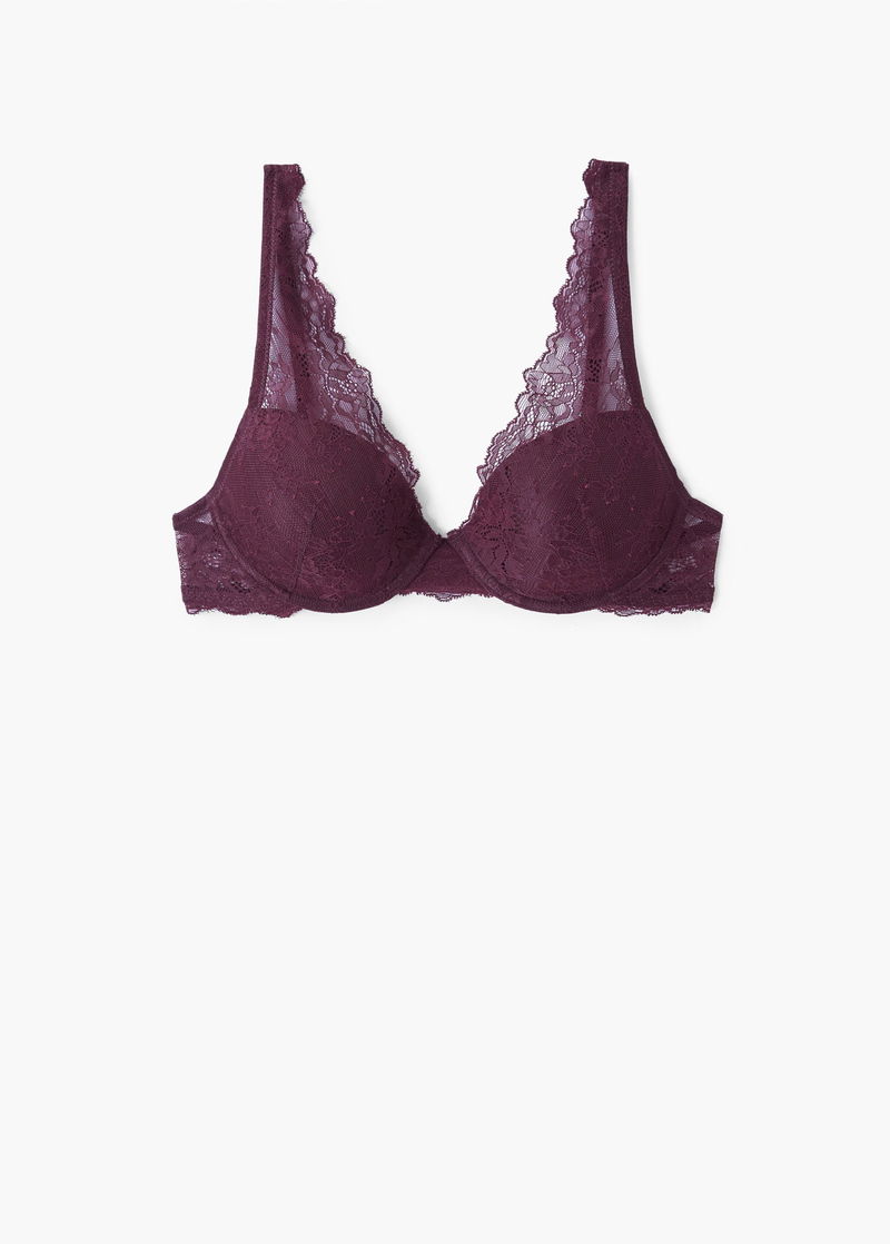 MANGO Lace Wired Bra | Endource