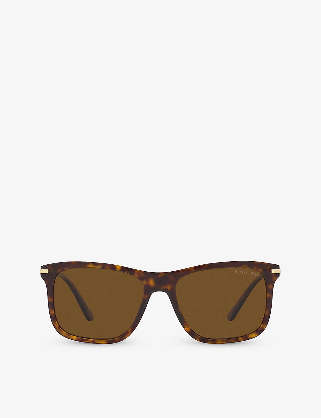 PRADA Square-Frame Acetate Sunglasses in BROWN | Endource
