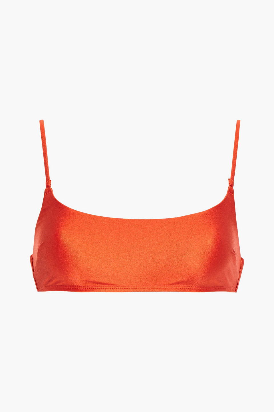 ZIMMERMANN Separates Metallic Bikini Top in Orange | Endource