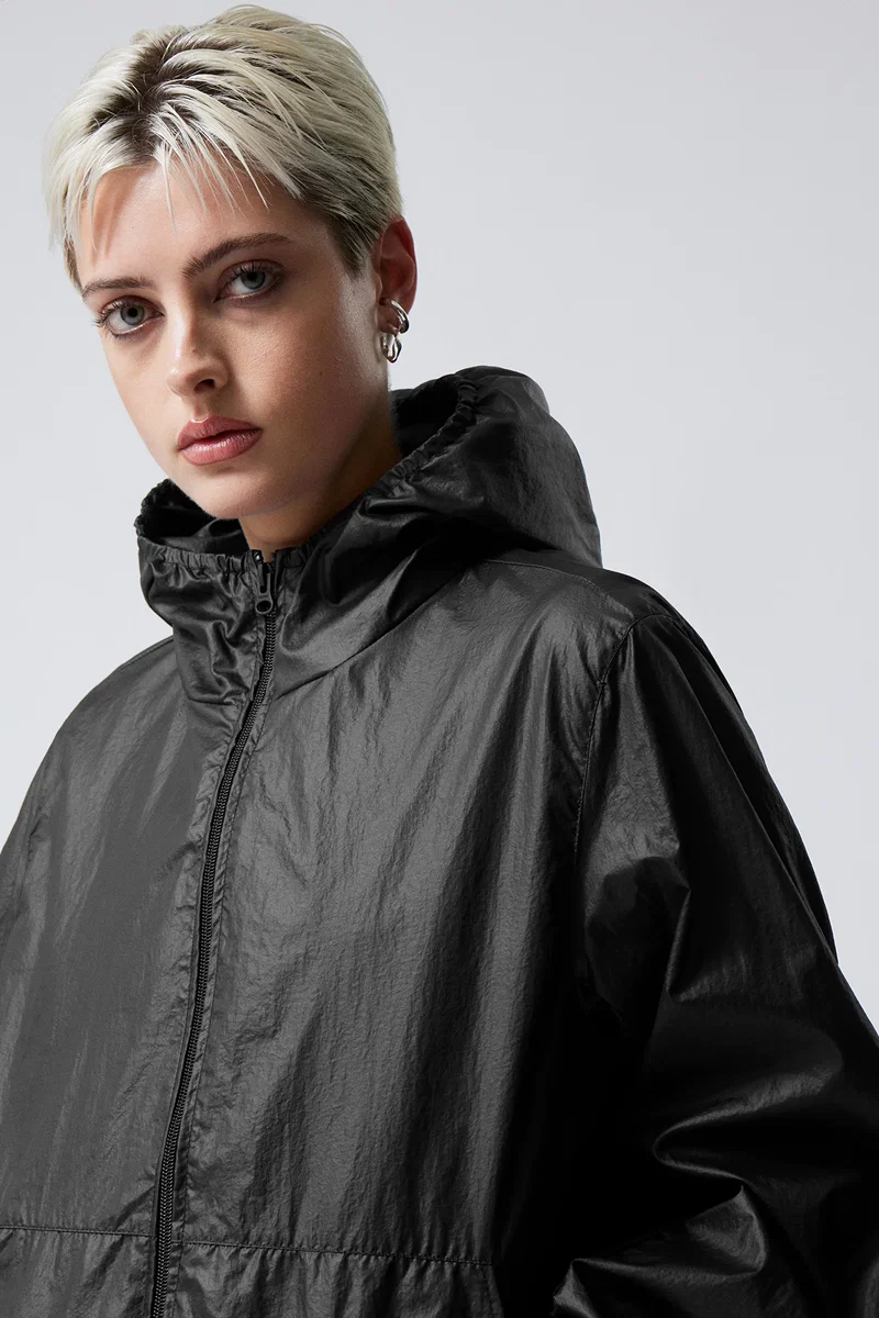 WEEKDAY Faith Track Jacket in Black | endource