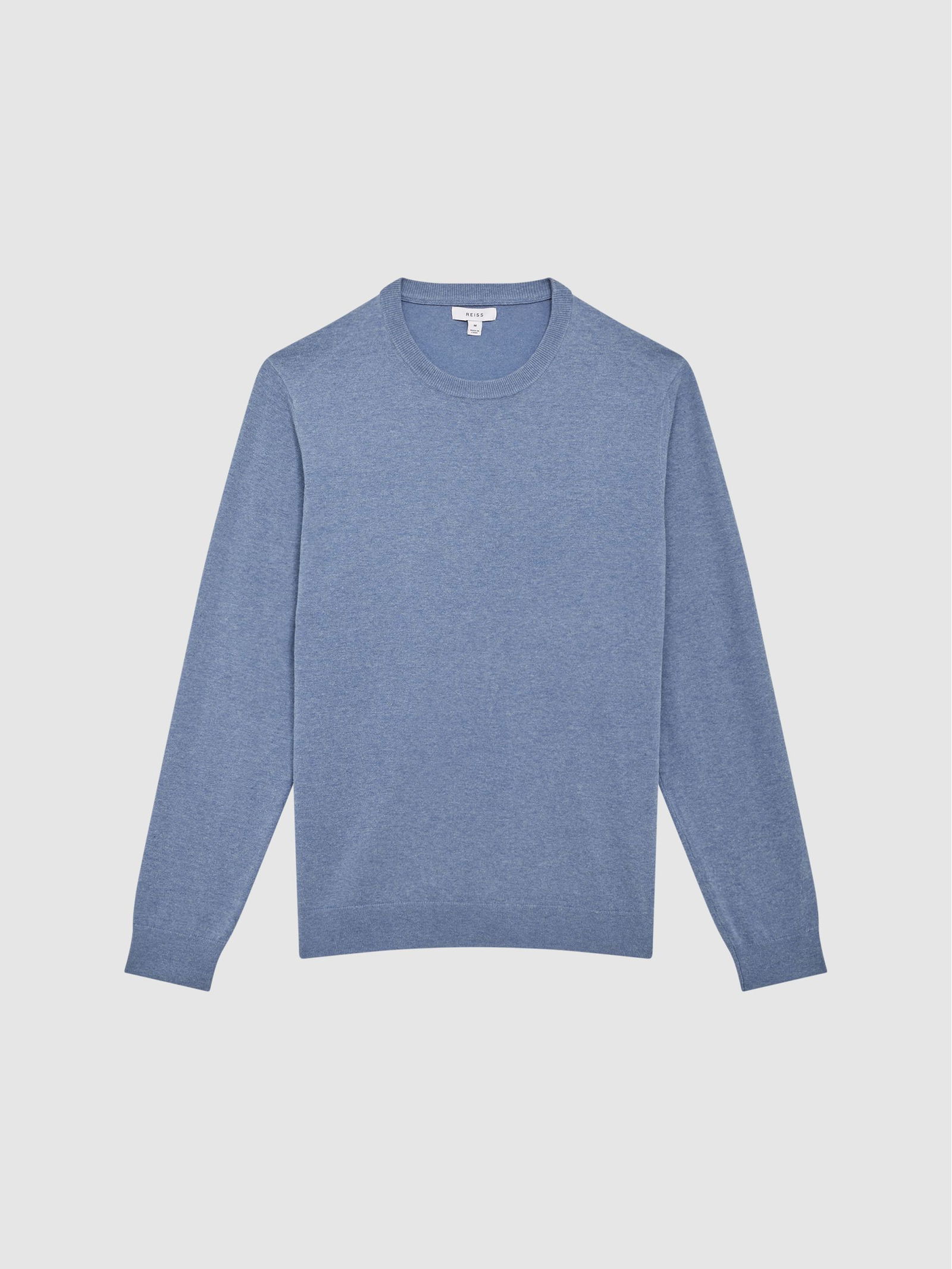 REISS Charles Slim Fit Jumper in Denim Melange | Endource