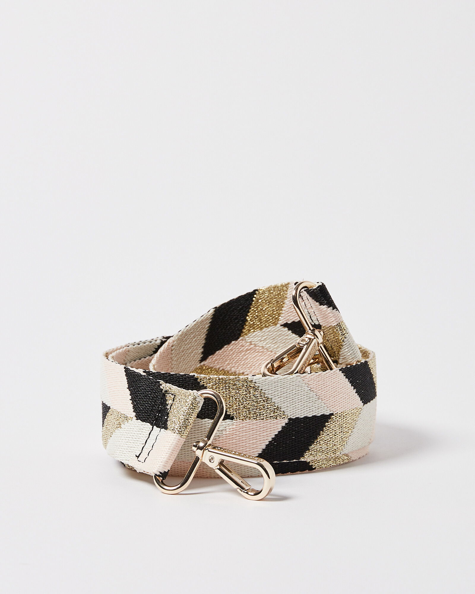 OLIVER BONAS Chevron Replacement Bag Strap in Cream | endource