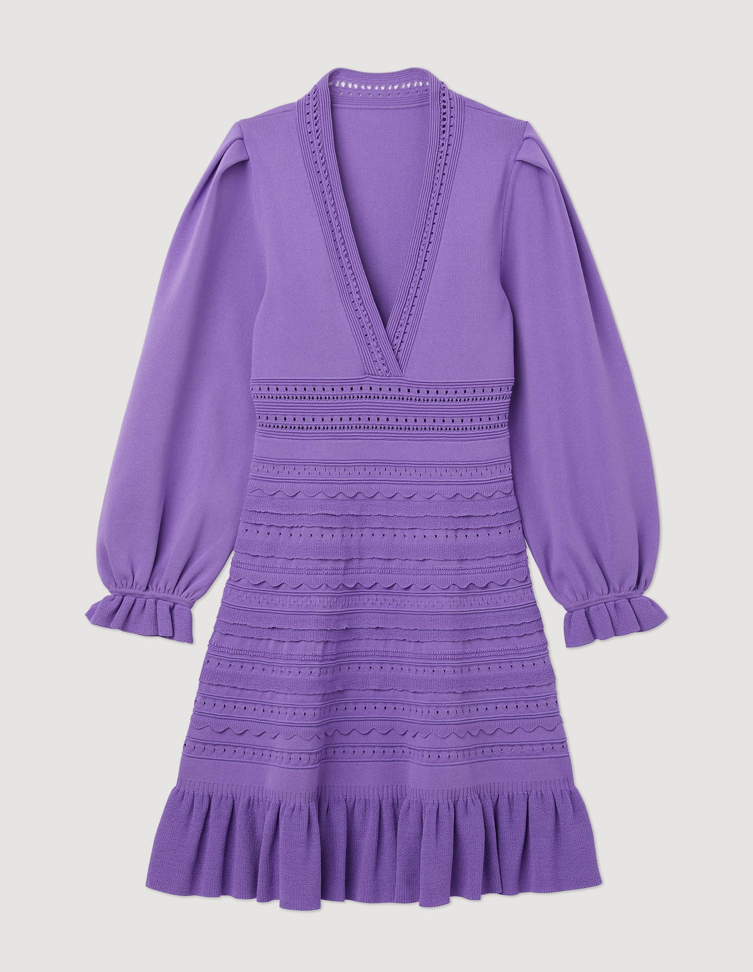 SANDRO Short Dress With Ruffles | Endource