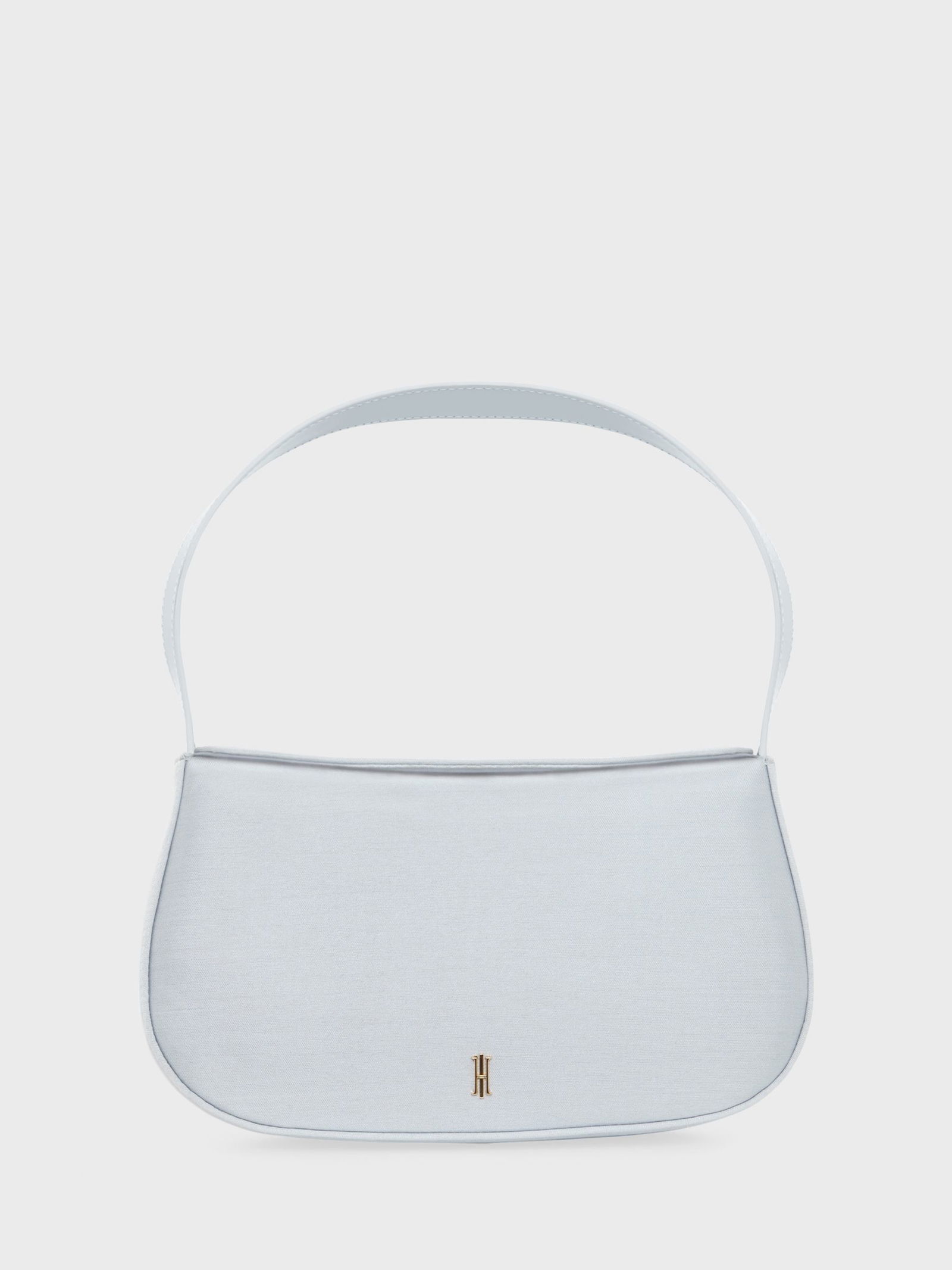 HOBBS Paris Leather Shoulder Bag in Pale Blue | endource