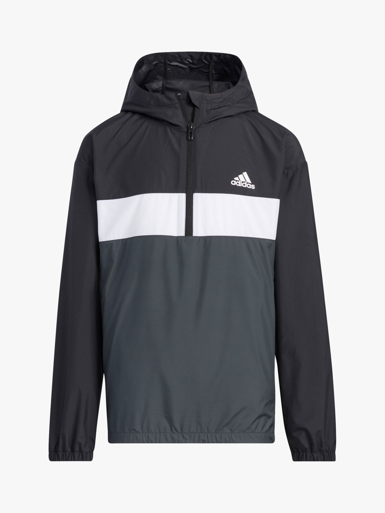 ADIDAS Panel Anorak Jacket in Black | endource