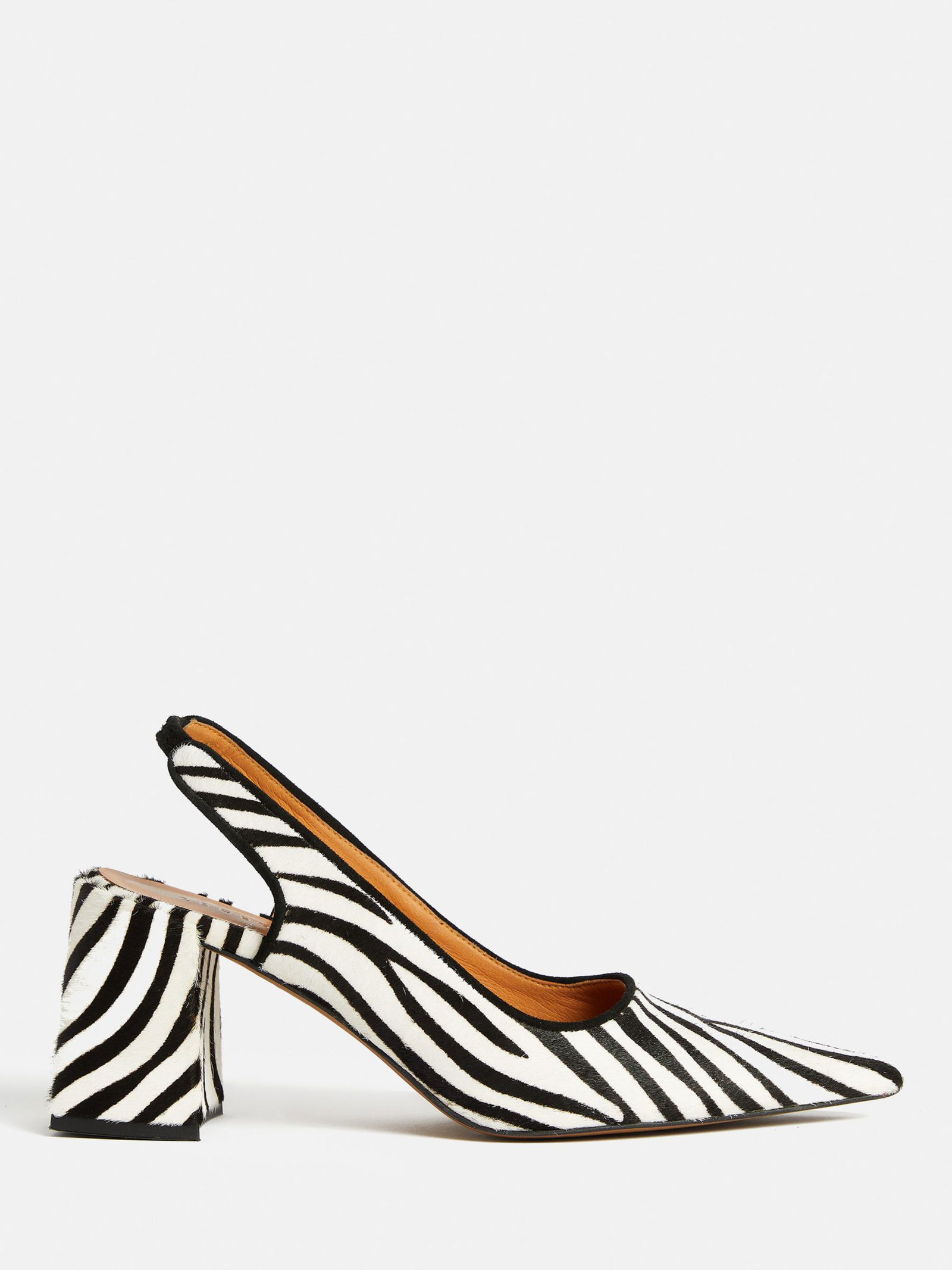JIGSAW Alford Slingback Leather Court Shoes in Multi | endource