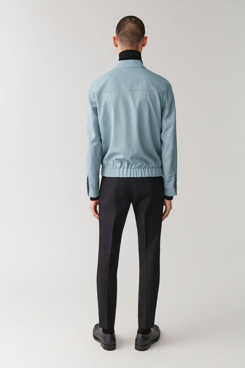 COS Zip-up Wool Jacket | endource