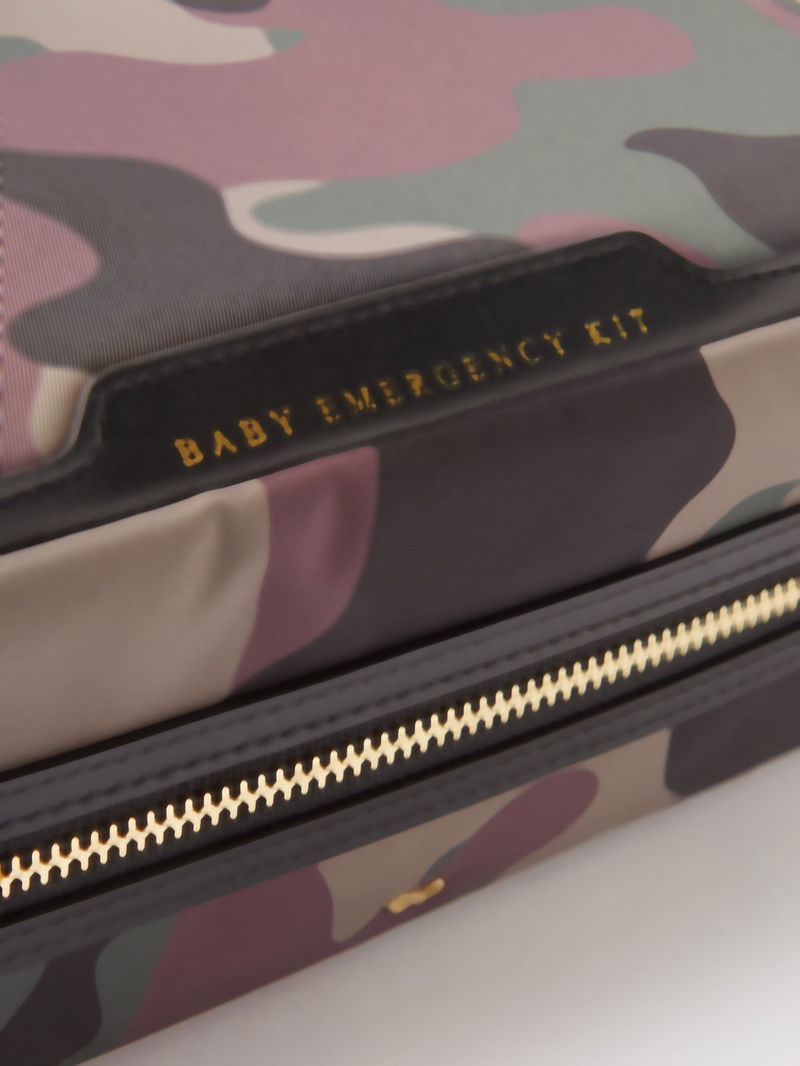 ANYA HINDMARCH Baby Emergency Kit Pouch in Green | endource