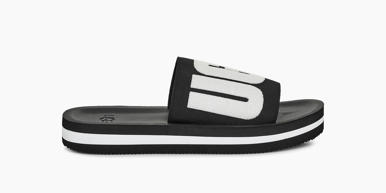 Ugg Australia Zuma Graphic Slide in BLACK | Endource