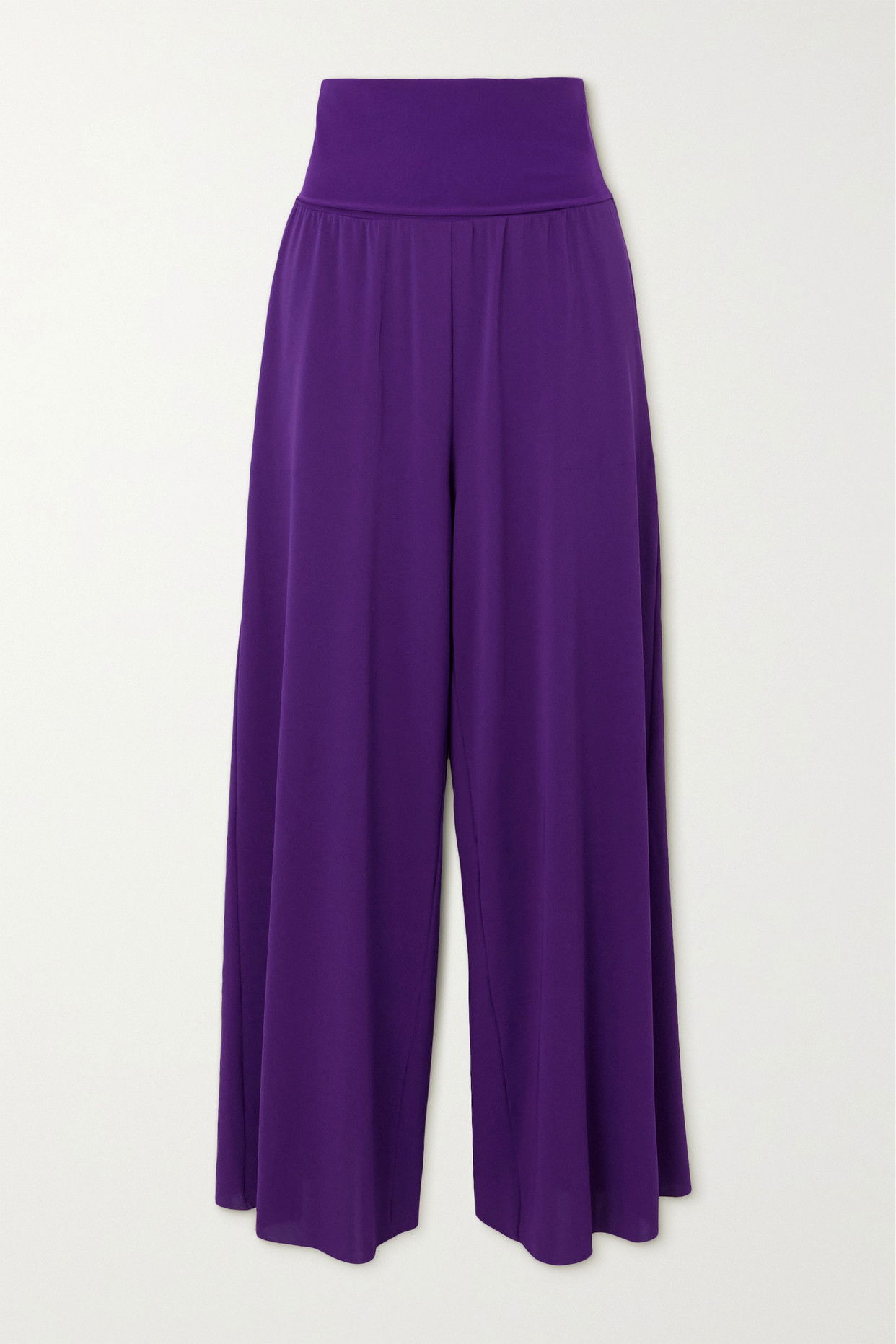 ERES Dao Stretch Wide-Leg Pants in Purple | endource