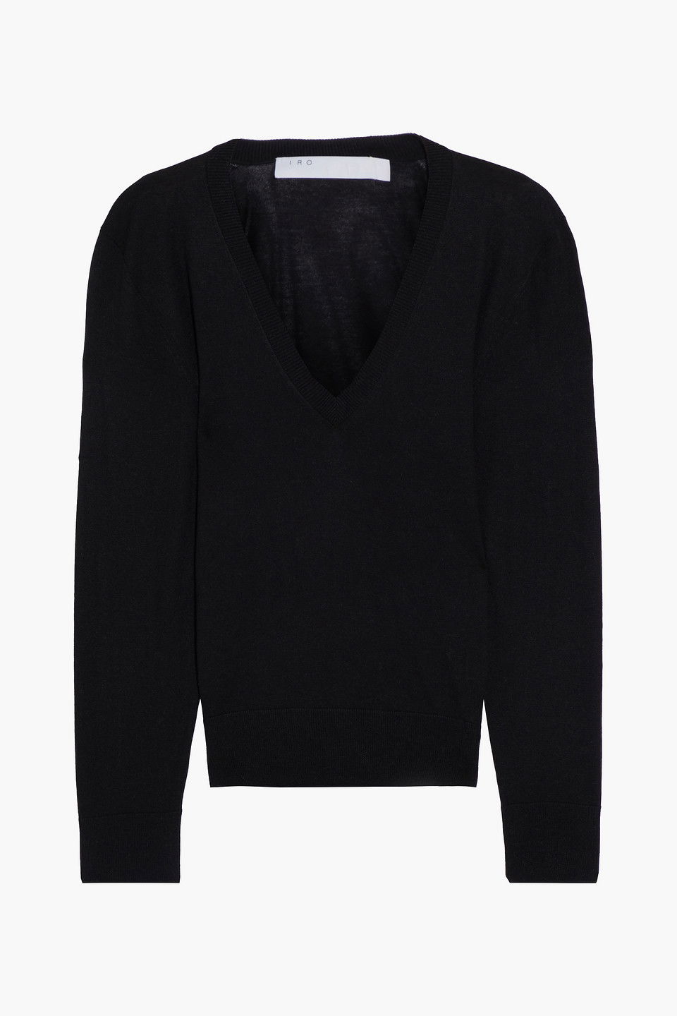 IRO Drive Modal And Alpaca-Blend Sweater in Black | endource