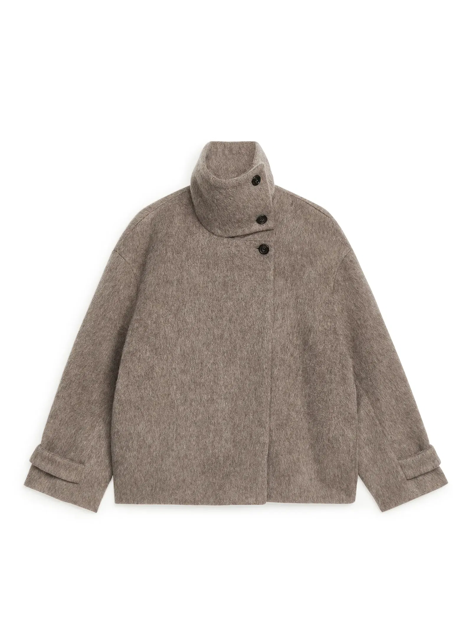 ARKET Fuzzy Wool-Blend Jacket | endource