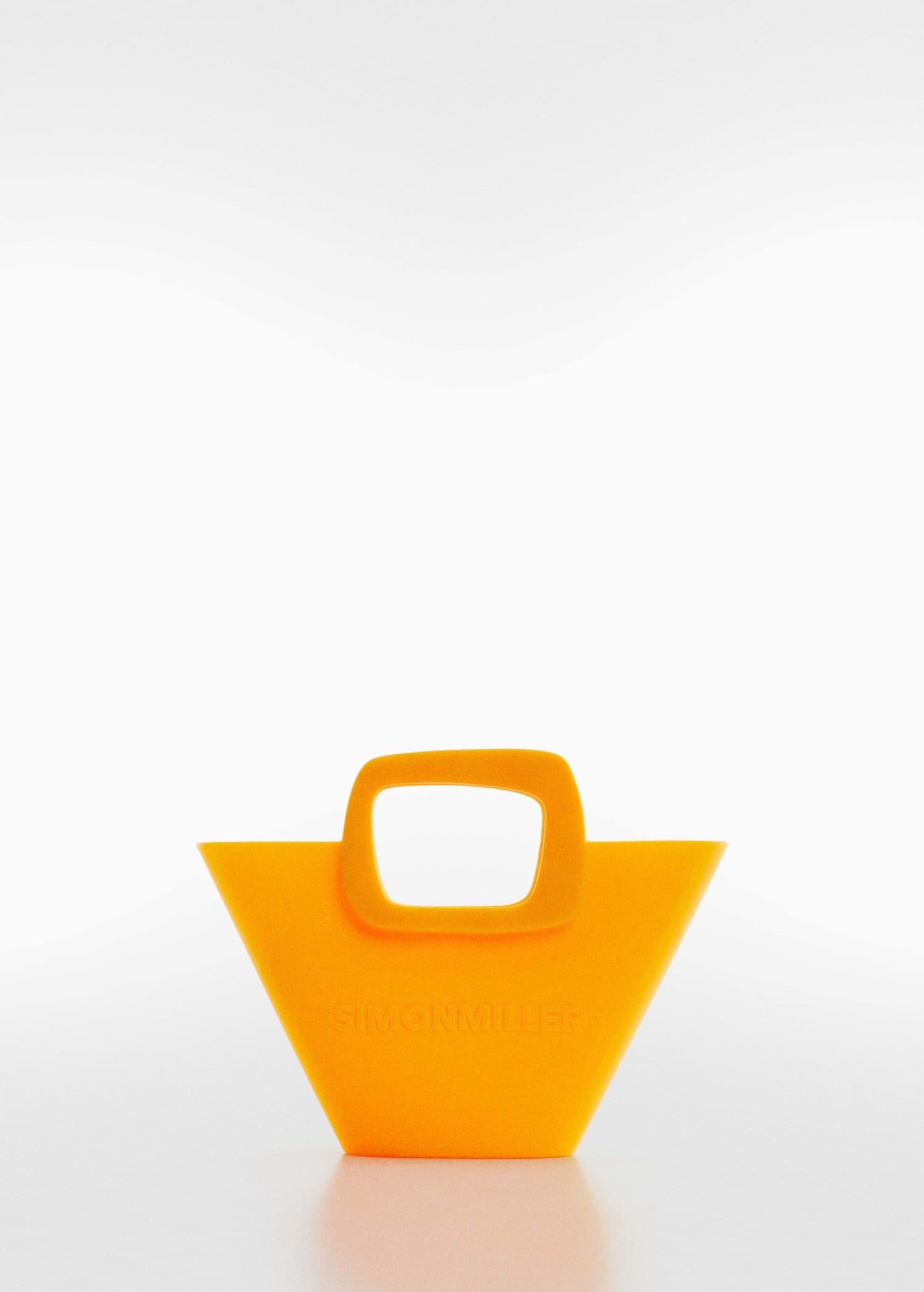 MANGO Mango x Simon Miller - Geometric Logo Mini Bag in Yellow | endource