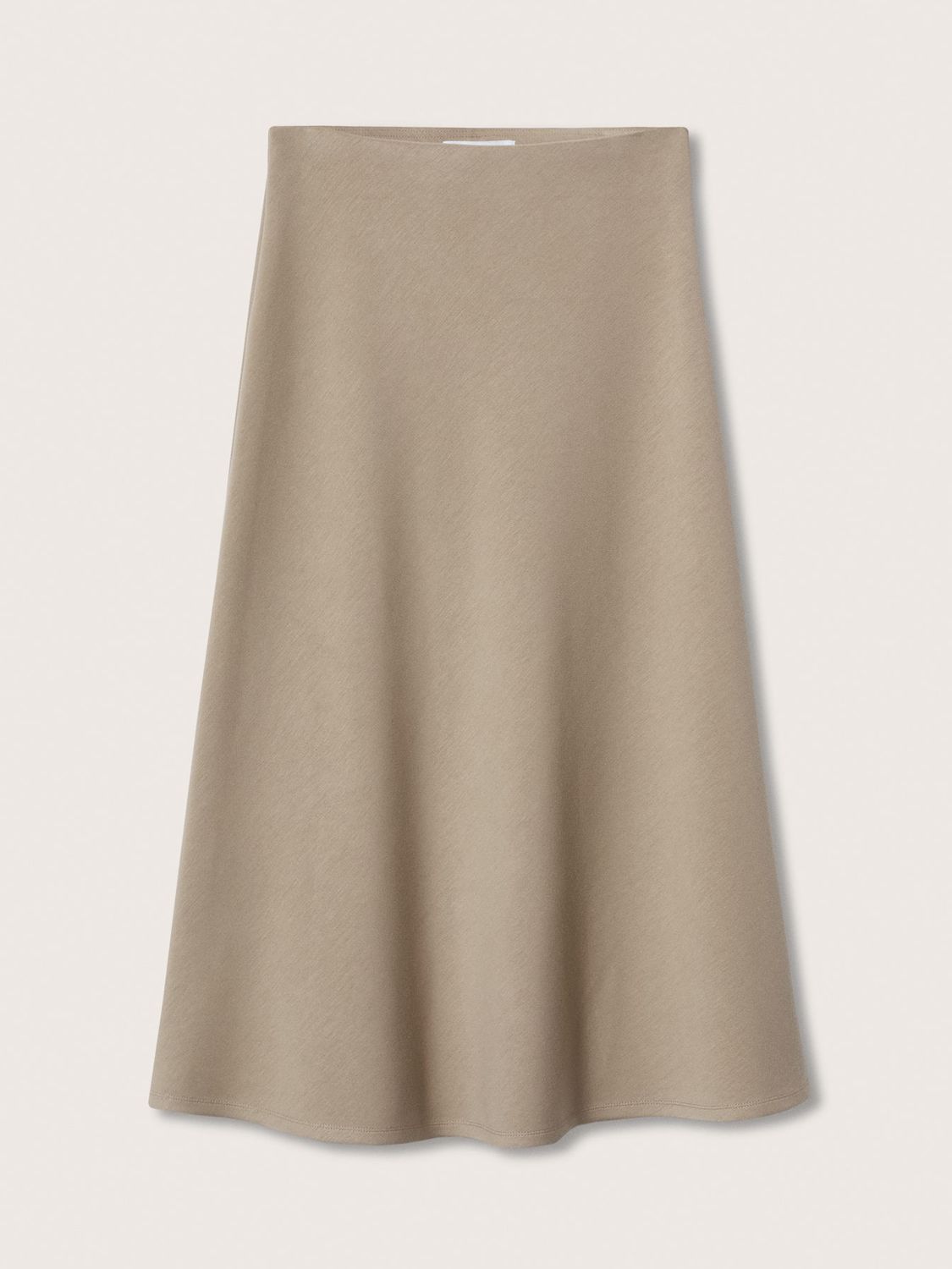 MANGO Malta Midi Skirt in Beige | endource
