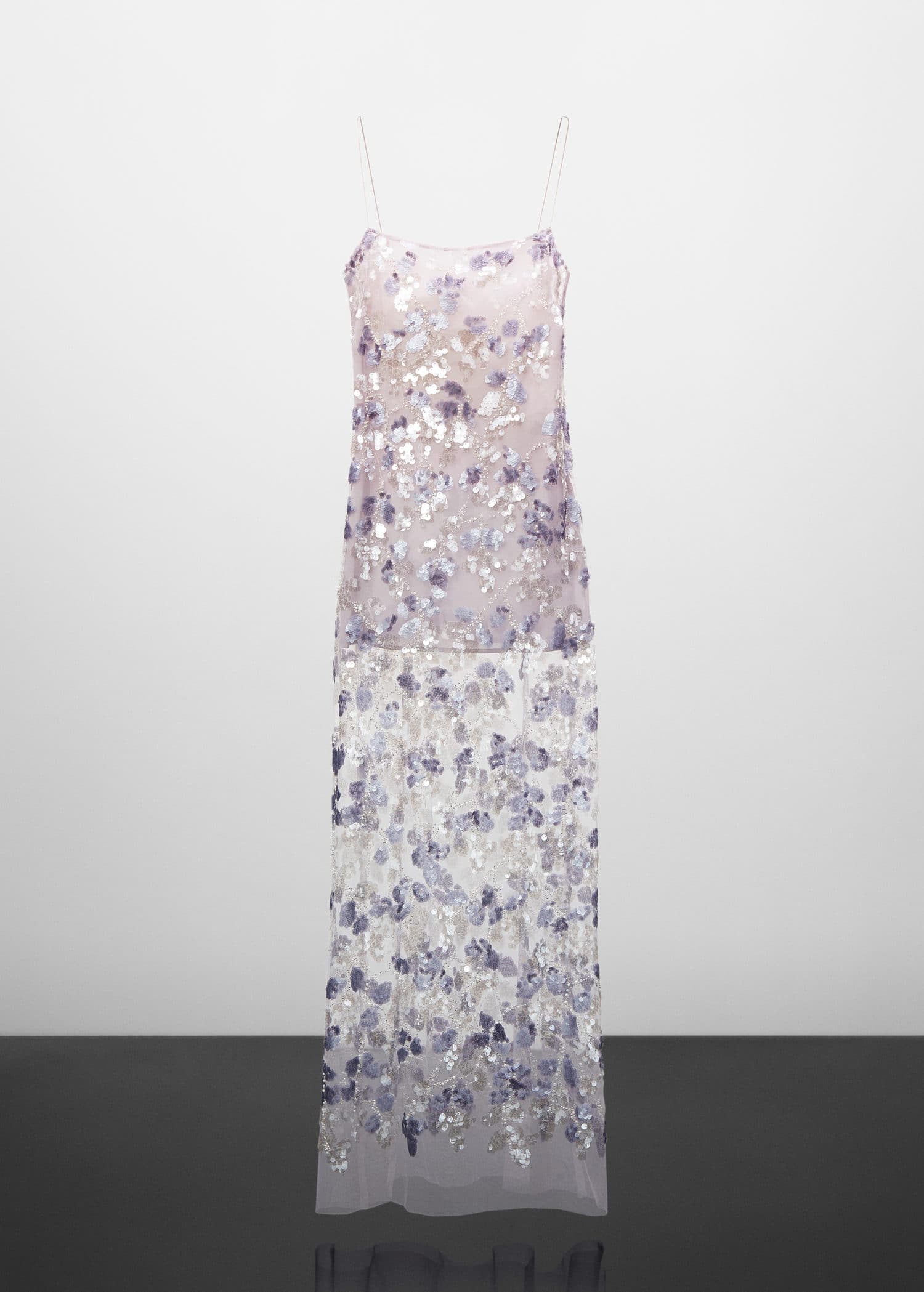 MANGO Mango x Jen Ceballos - Sequin Embroidered Dress in Light/Pastel ...