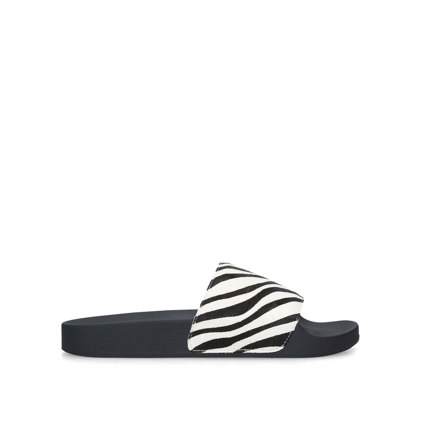 CARVELA Bite Zebra Print Sliders | endource