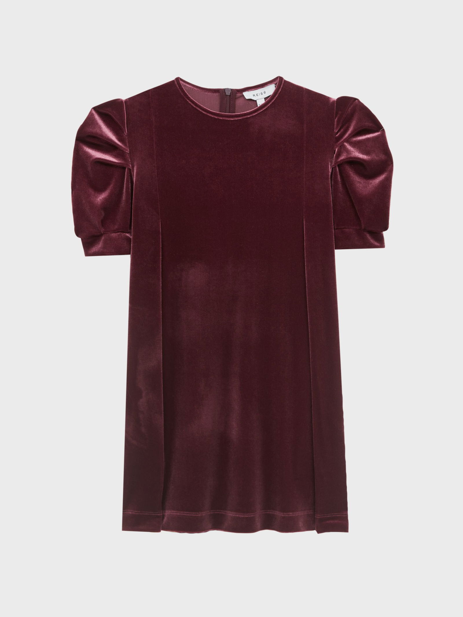 REISS Berry Ellie Velvet Dress in Berry | endource