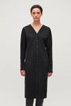 COS Deep V-Neck Jersey Dress | endource