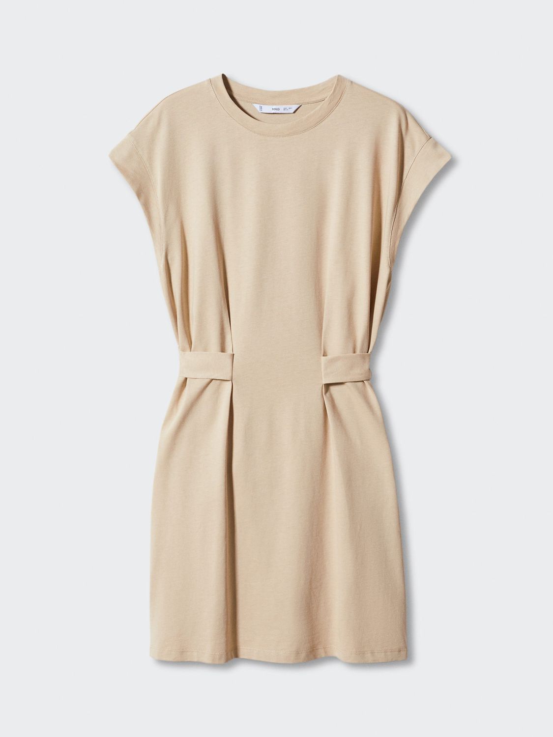 MANGO Nita Mini Dress in Brown | endource