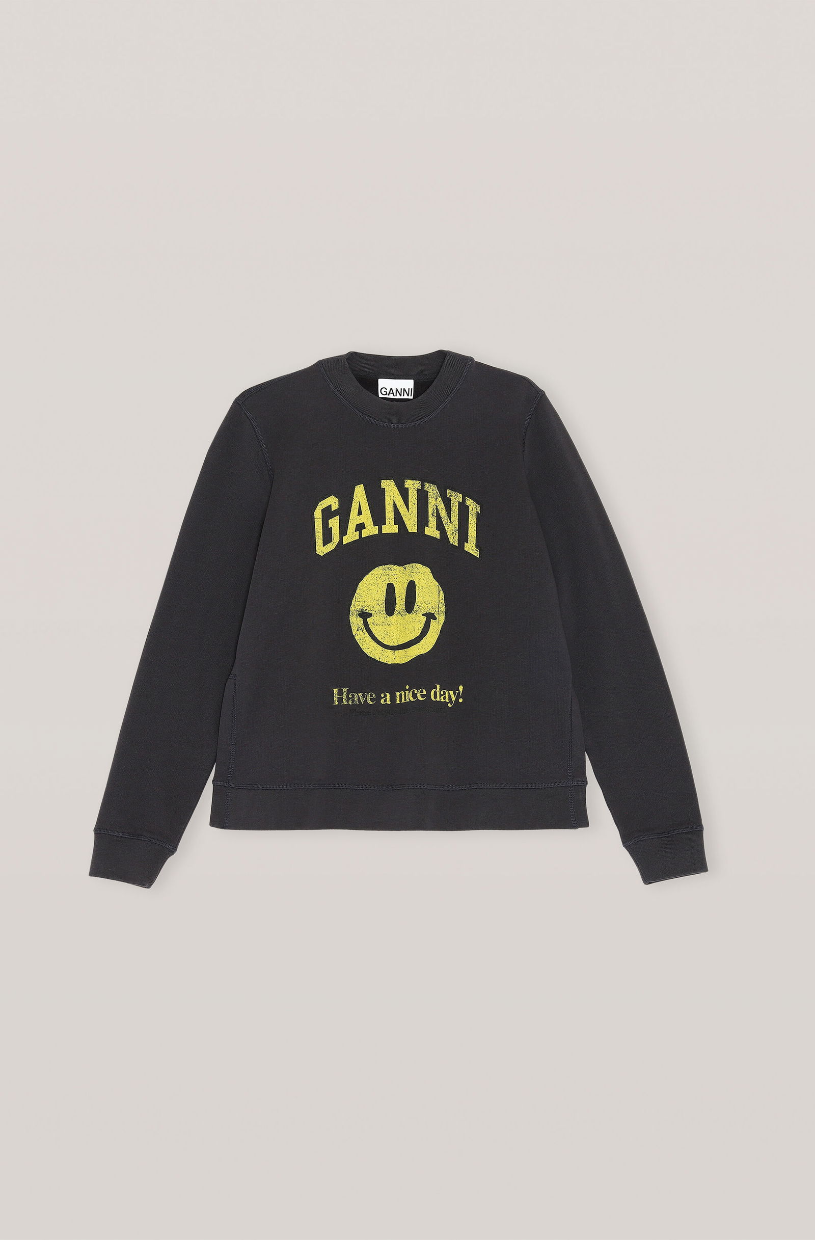 GANNI Isoli Sweatshirt in Phantom | endource