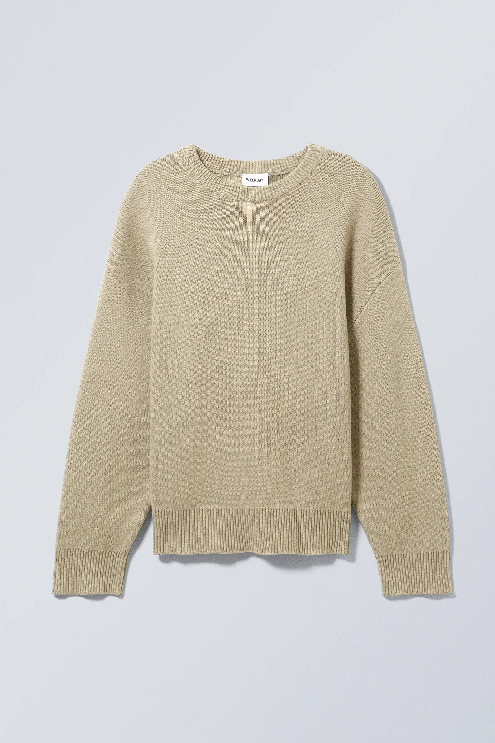 WEEKDAY Cypher Oversized Sweater in Mole | endource