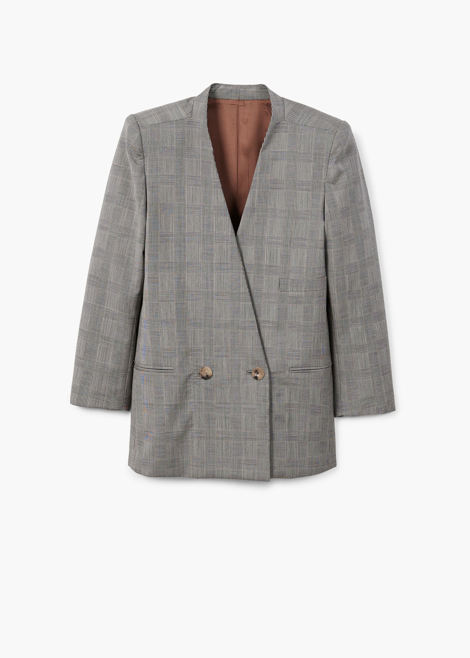 MANGO Check Blazer | endource