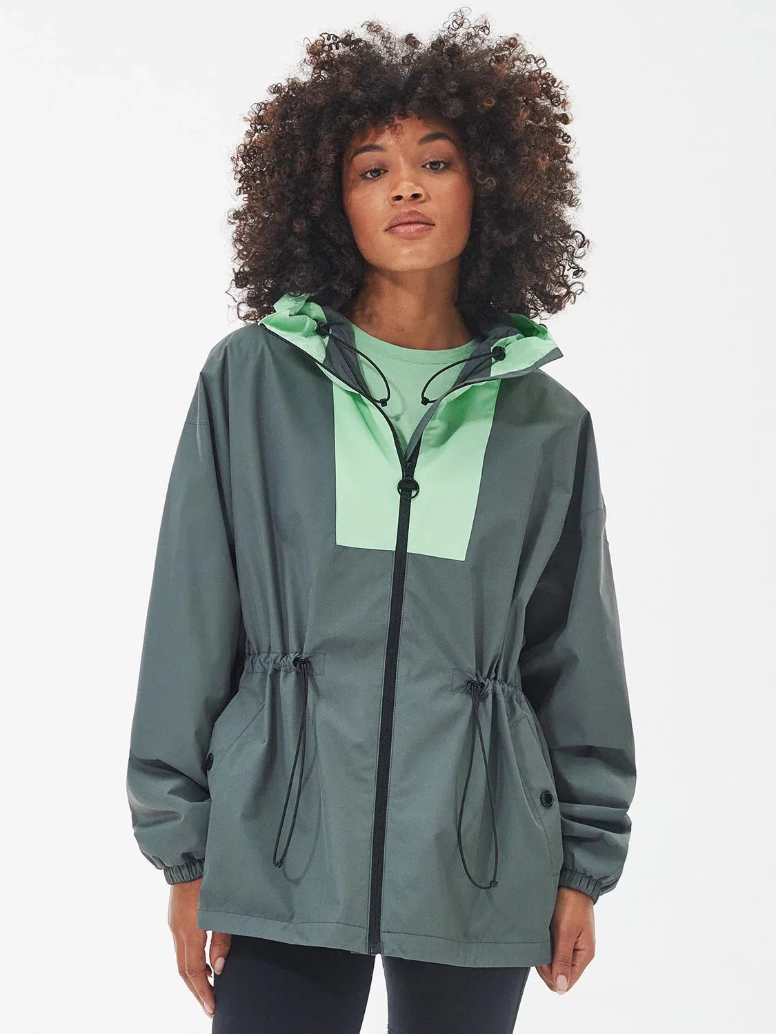 BARBOUR Libero Showerproof Jacket in Green | endource