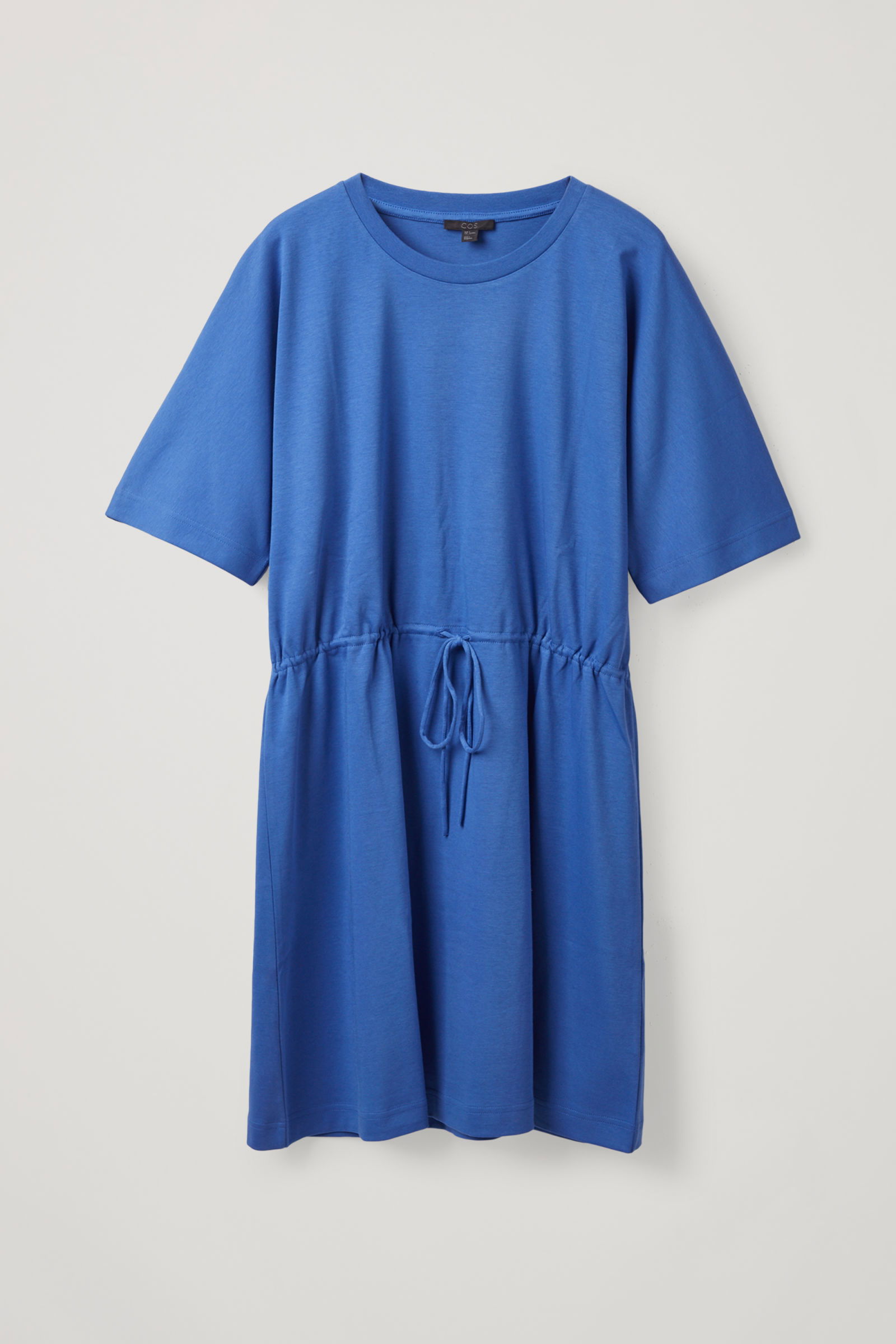 COS Drawstring Organic Cotton T-Shirt Dress | endource