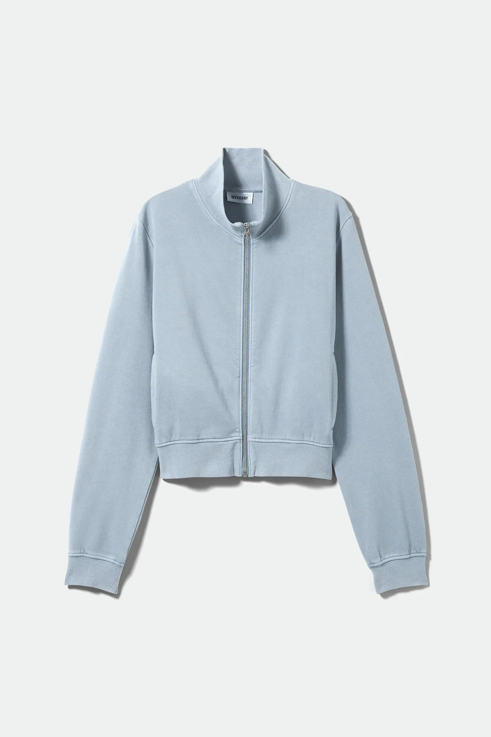 WEEKDAY Track Suit Jacket in Dusty Blue | Endource