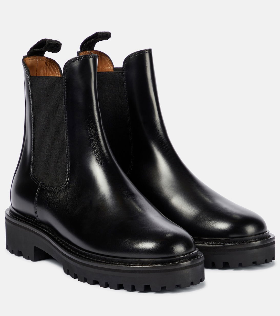 ISABEL MARANT Castay Leather Chelsea Boots | endource
