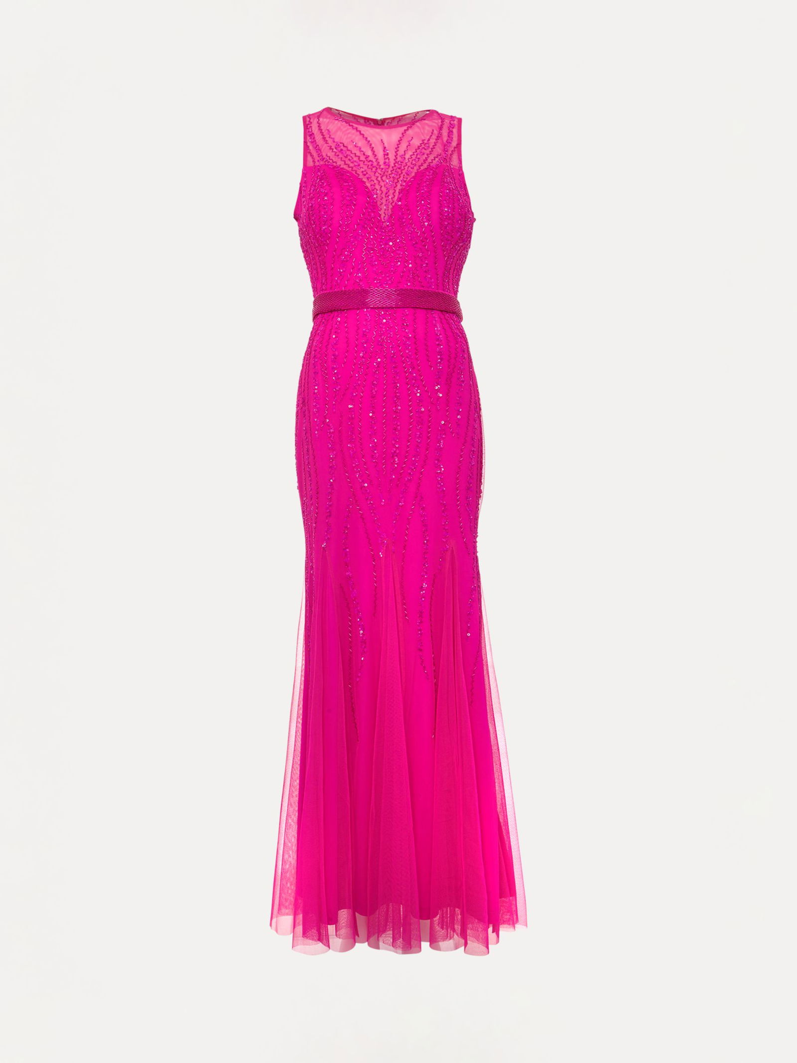 Phase Eight Collection 8 Rowena Embellished Maxi Dress In Fuchsia