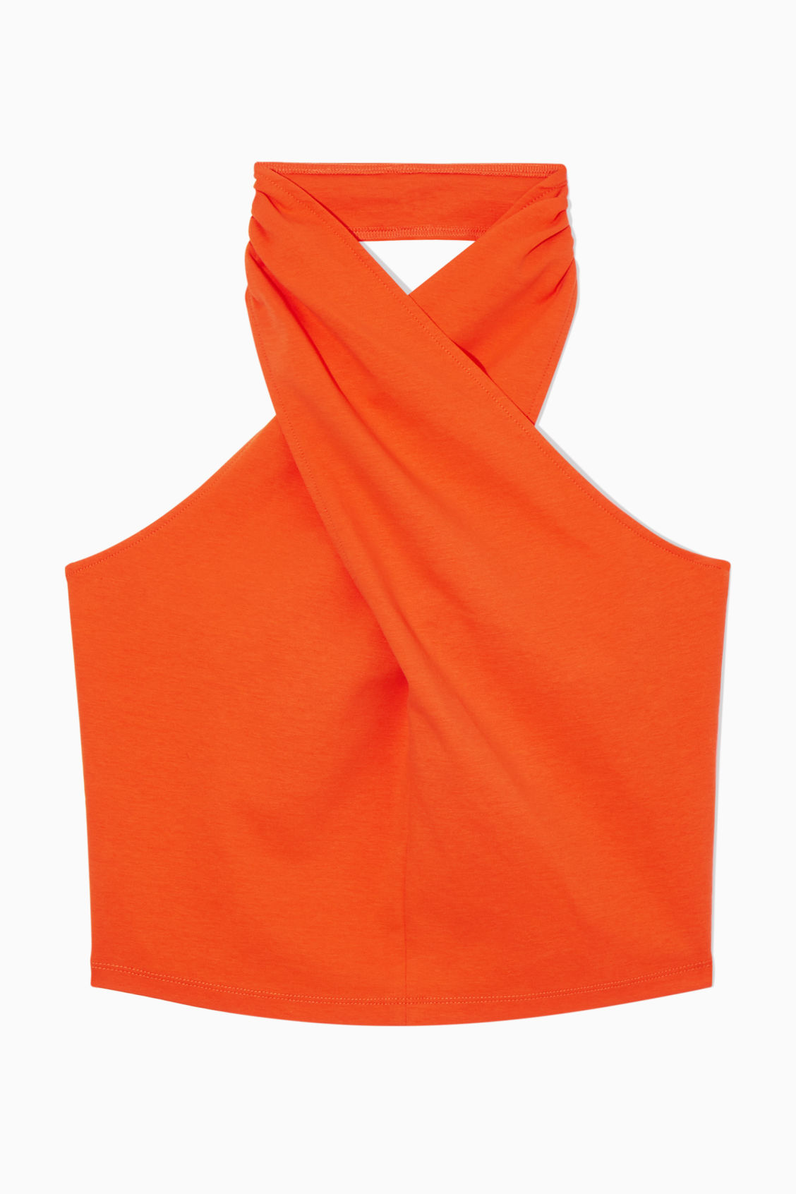 COS Halterneck Cropped Top | endource