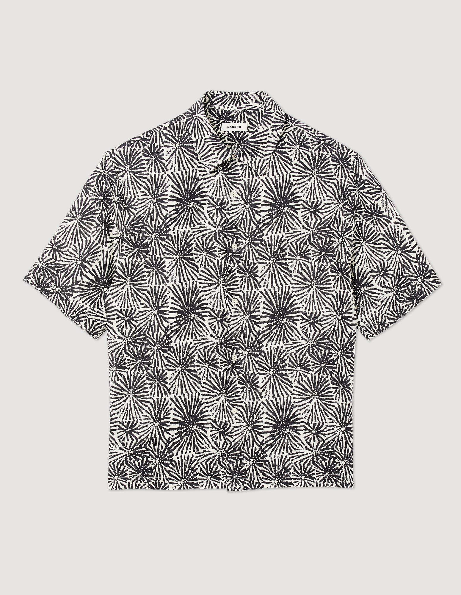 SANDRO Oversized Printed Shirt | endource