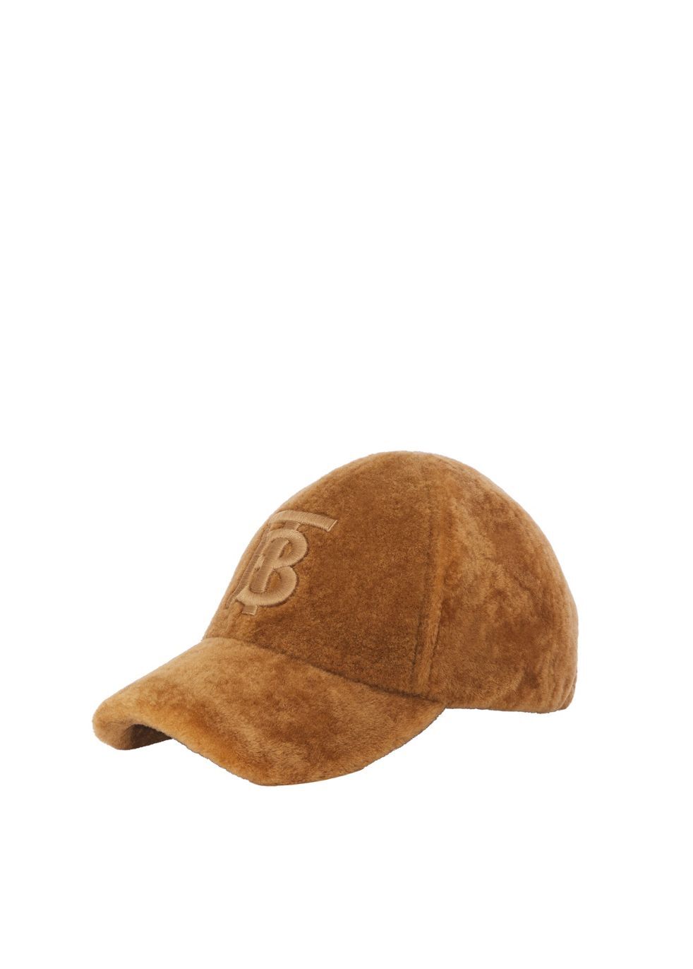 BURBERRY Monogram Motif Shearling Baseball Cap | endource