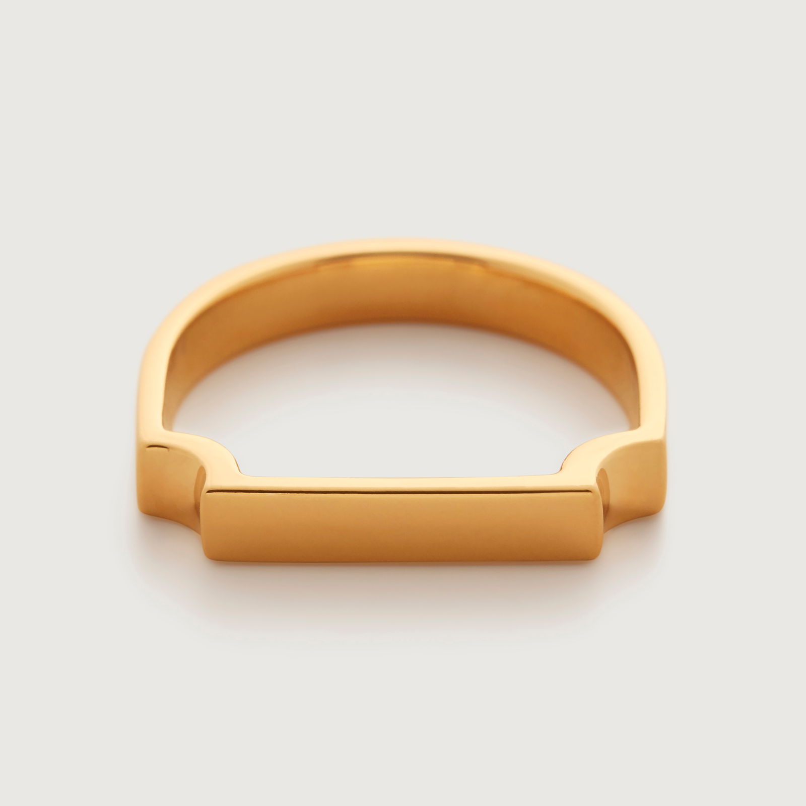 MONICA VINADER Signature Ring in 18k Gold Vermeil | endource