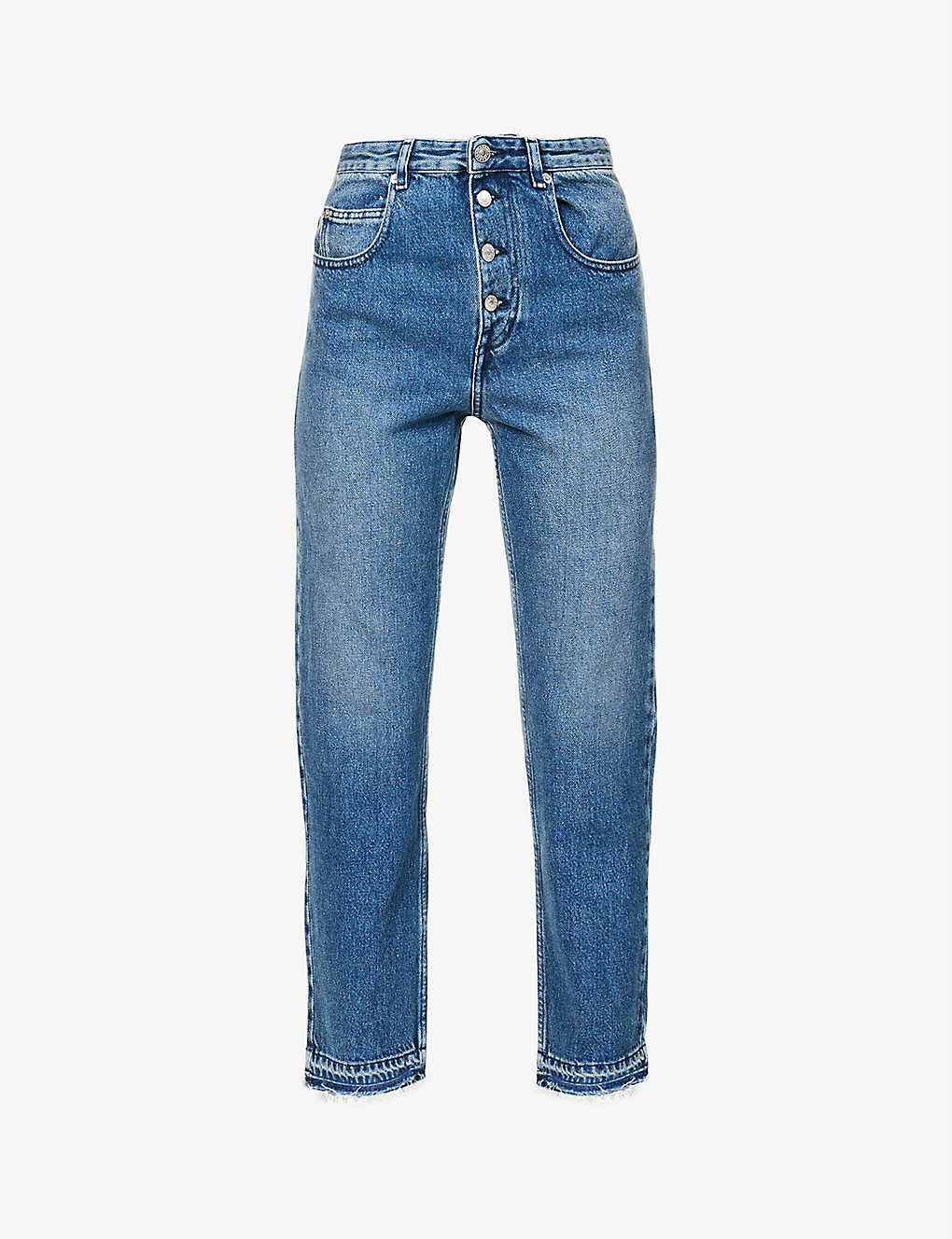 ISABEL MARANT ÉTOILE Belden Straight-Leg Denim Jeans in BLUE | endource
