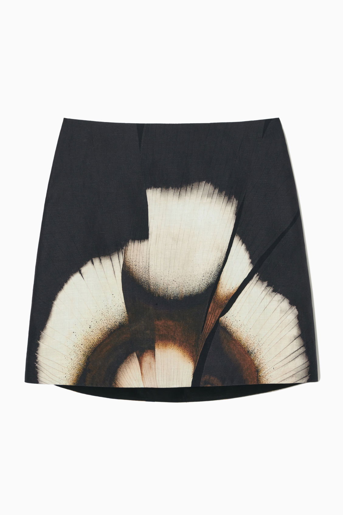COS COS × Stephen Doherty - Floral-Print Linen-Blend Mini Skirt in ...