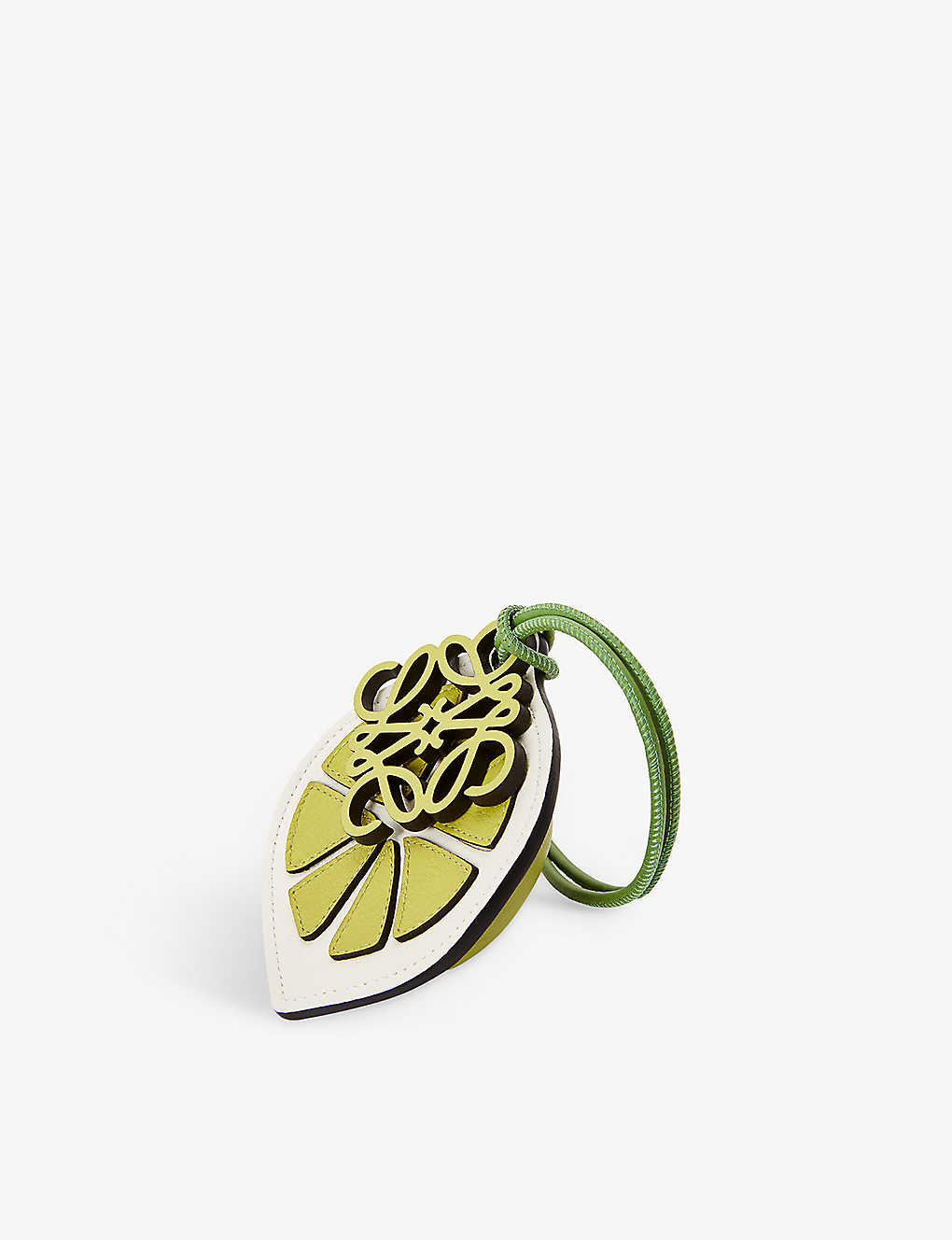LOEWE Lime Leather Charm in SPRING GREEN | Endource