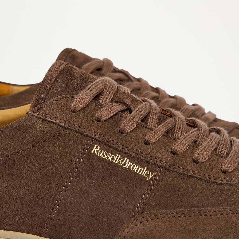 RUSSELL & BROMLEY Bailey Suede Lace Up Gum Sole Sneaker | endource