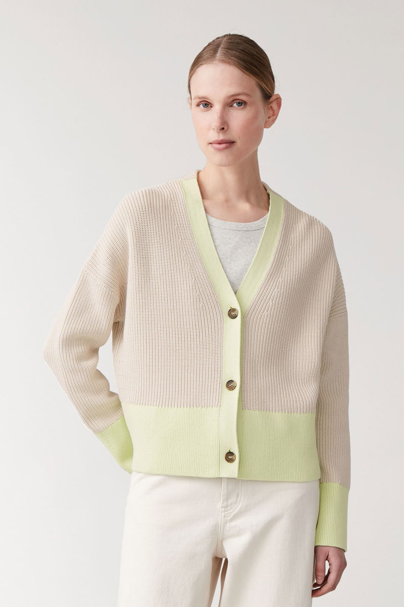 COS Jaquard Knit Cardigan | endource