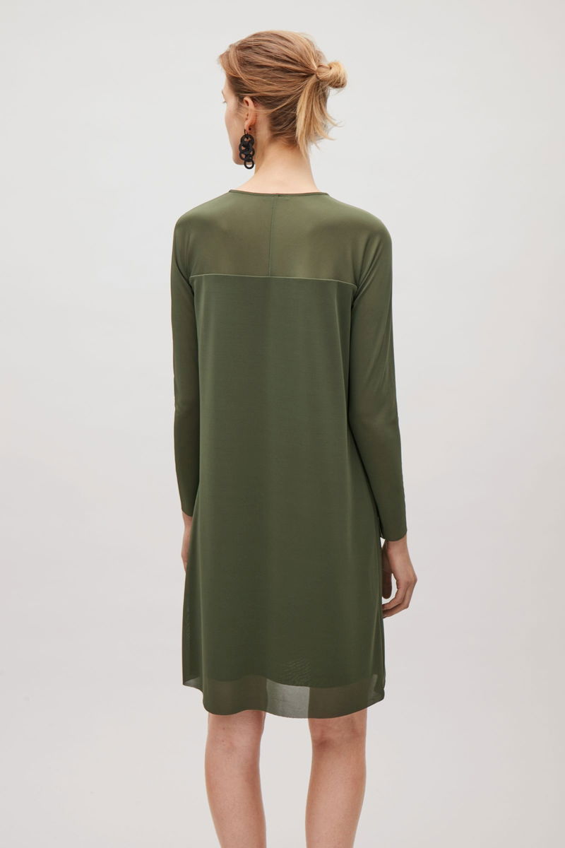 COS Sheer Layered Dress | Endource