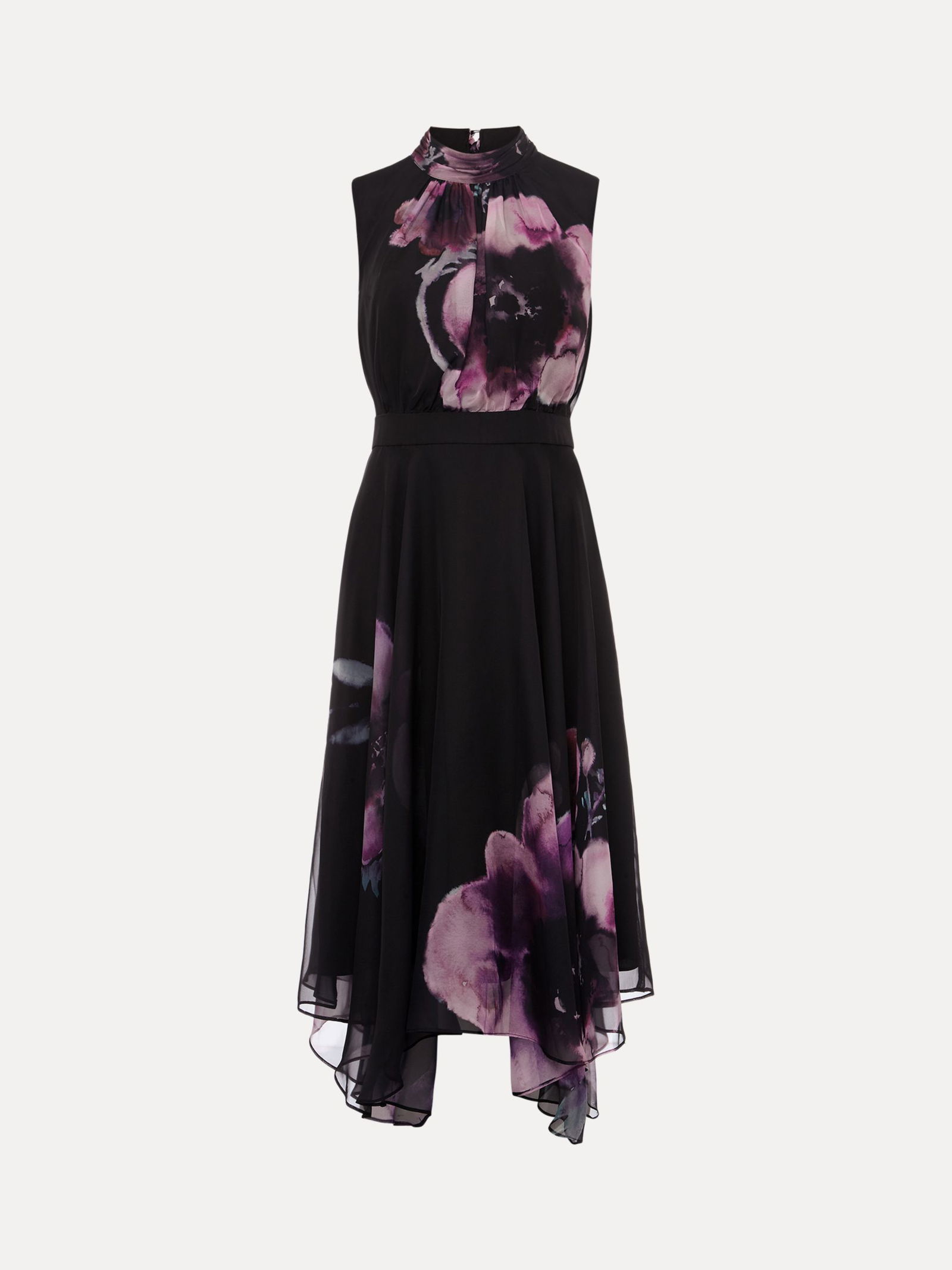 Phase Eight Lucinda Floral Chiffon Midi Dress | Endource