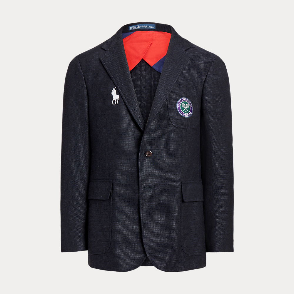 POLO RALPH LAUREN Wimbledon Wool-Linen Umpire Blazer in Blue | endource