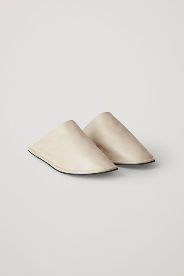 COS Lined Leather Slippers | endource