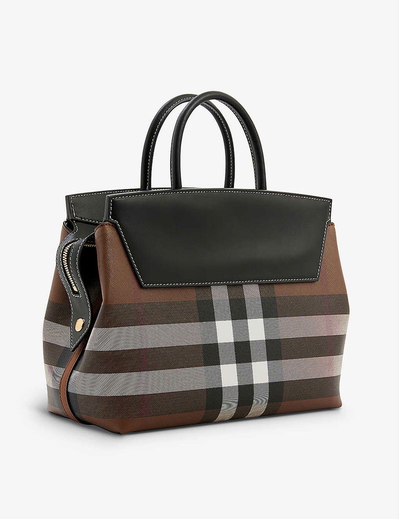 BURBERRY Burb Catherine Bag in DARKBIRCHBROWN | Endource