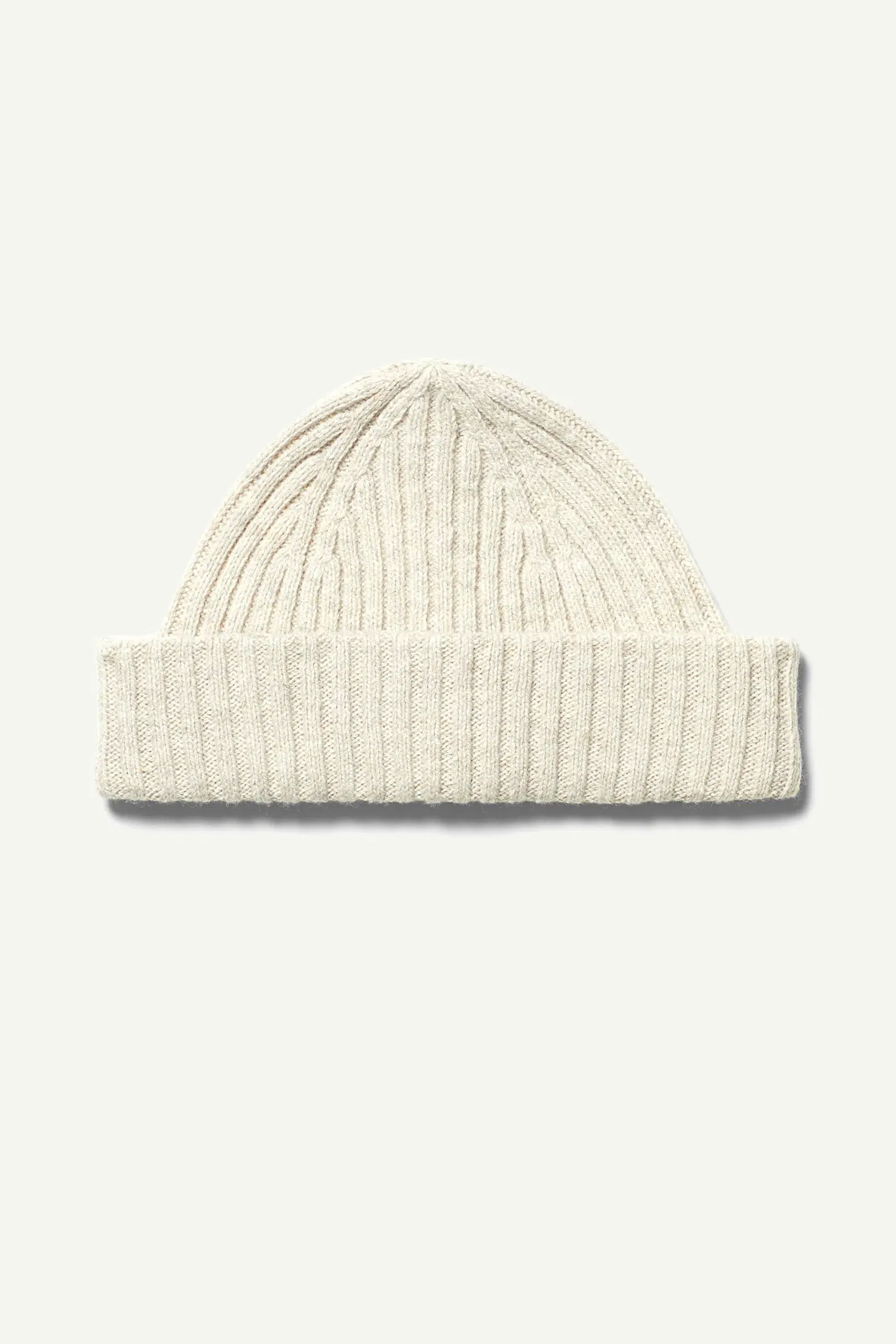 WEEKDAY Stan Winter Beanie in Off-white | endource